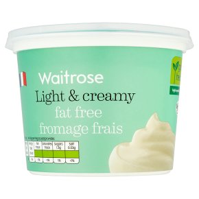 Waitrose Fat Free Fromage Frais 500g is halal suitable | Halal Check