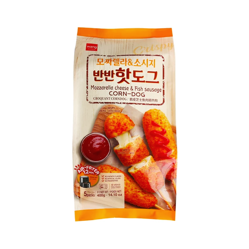 Check Halal status of Wang Corn Dog Mozzarella Cheese & Sausage 400g ...