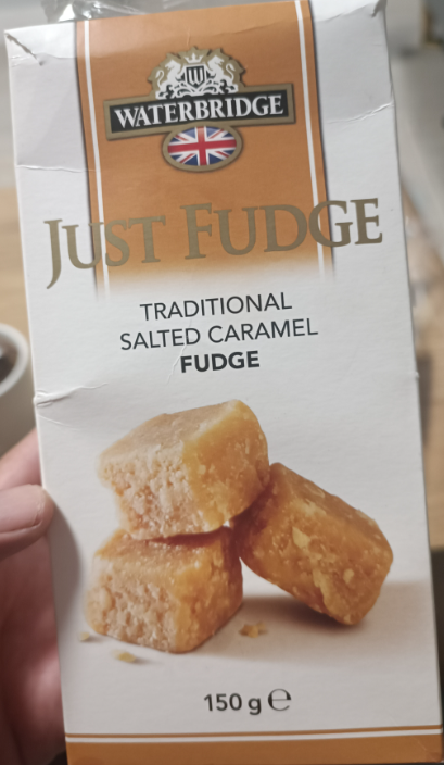 WATERBRIDGE JUST FUDGE TRADITIONAL SALTED CARAMEL FUDGE 150 g is not ...