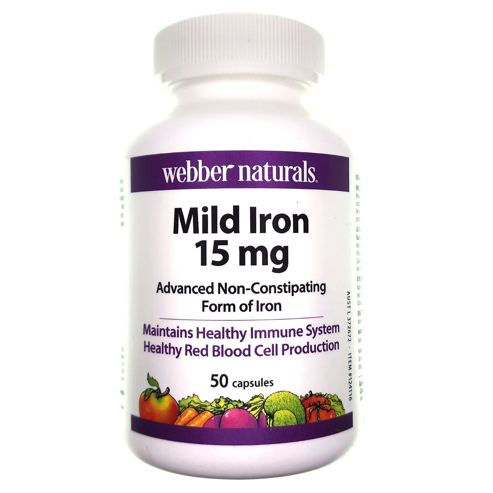 Check Halal status of Webber Natural Mild Iron 15 mg, Install Mustakshif