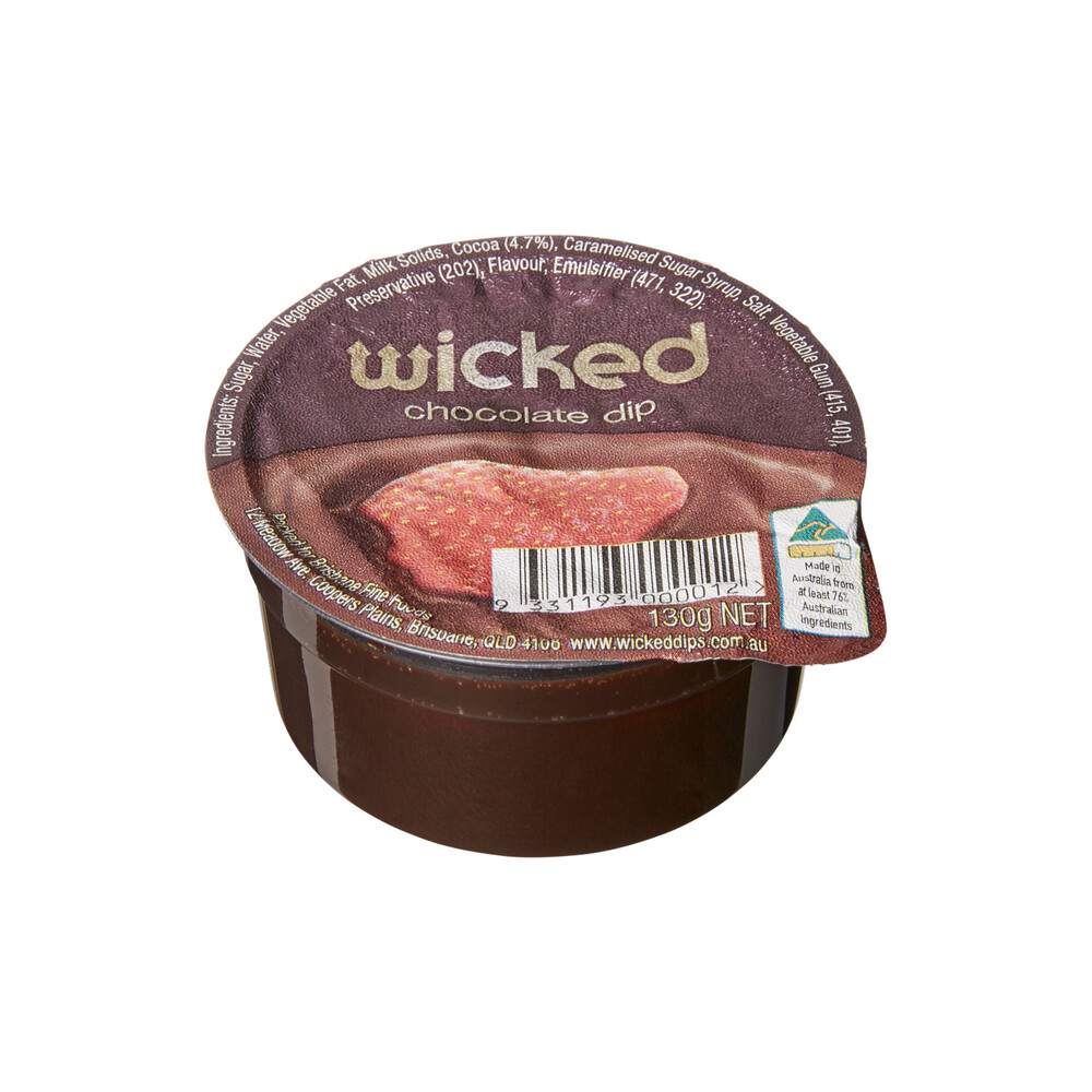 Wicked Chocolate Dipping Sauce | 130g is not Halal, Install Mustakshif
