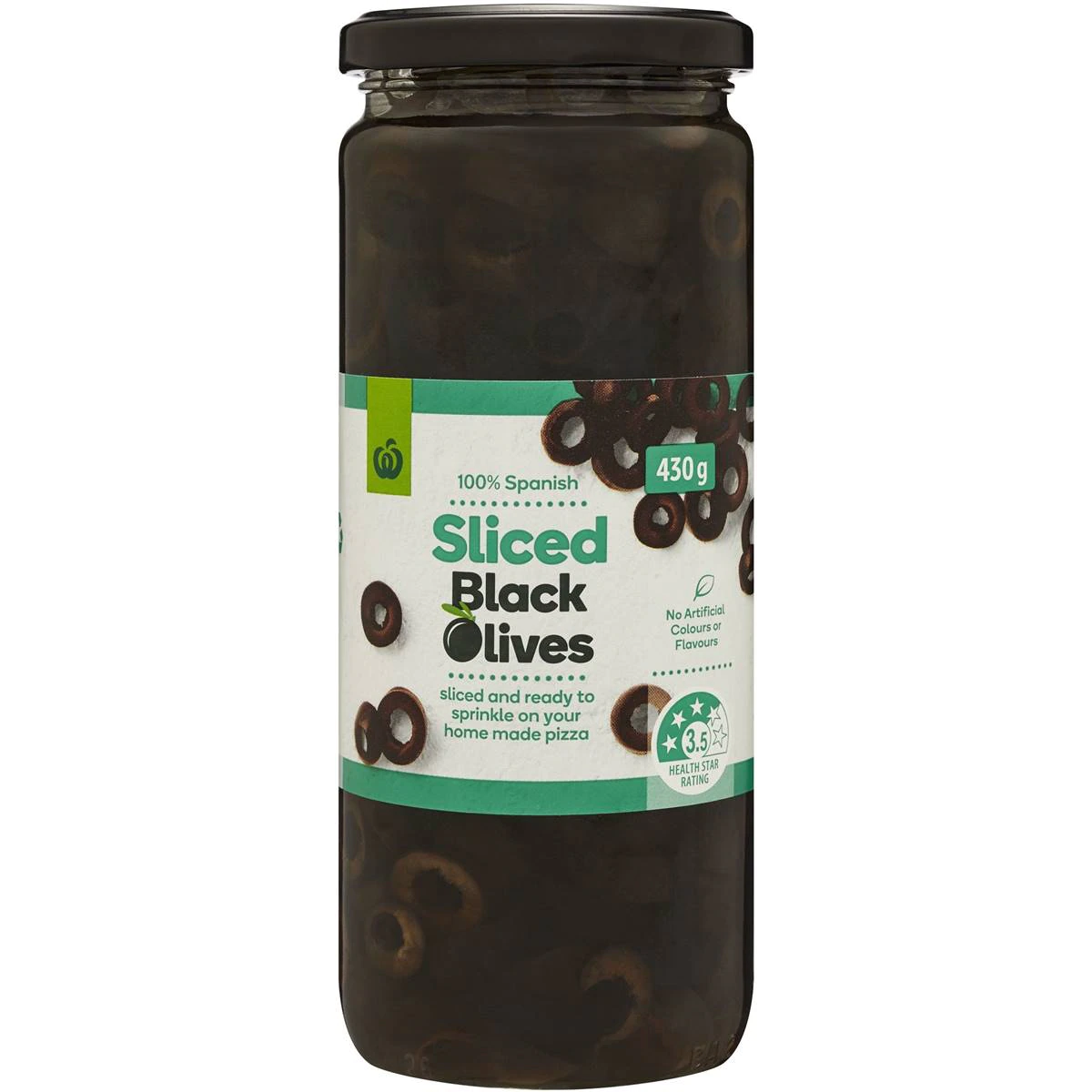 Woolworth Woolworths Black Sliced Olives 430g is Halal, Install Mustakshif