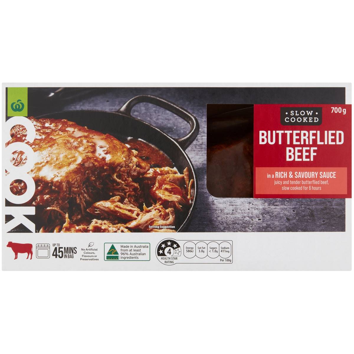 Woolworths Cook Slow Cooked Butterflied Beef 700g is not Halal, Install ...