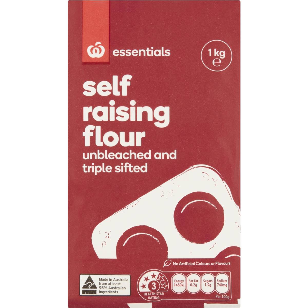 Woolworths Homebrand,Woolworths Essentials Self Raising Flour 1kg is ...