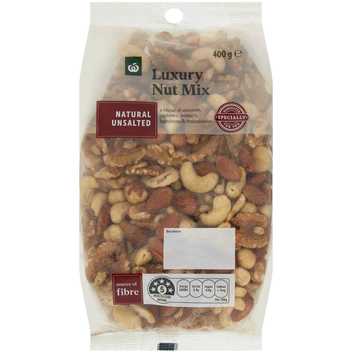 Woolworths Nut Mix Natural Premium 400g is halal suitable | Halal Check
