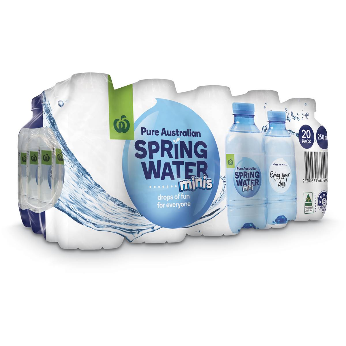 Woolworths Spring Water Minis 20x250ml is Halal, Install Mustakshif