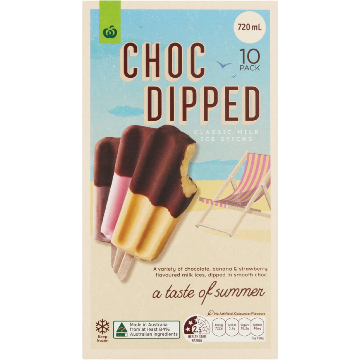 Woolworths Choc Dipped Milk Ice Variety Pack is not halal | Halal Check
