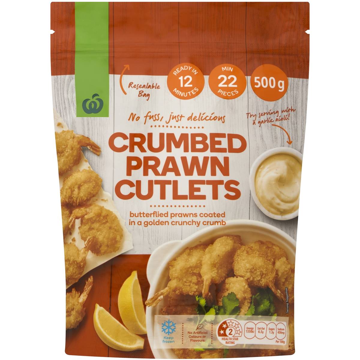 Woolworths Crumbed Prawn Cutlets 500g is not Halal, Install Mustakshif