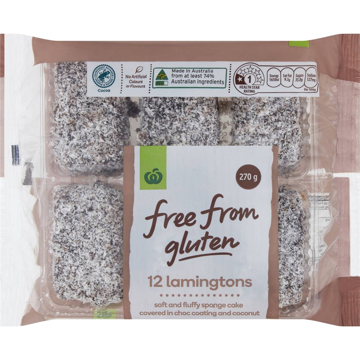 Woolworths Free From Gluten Lamingtons 12 Pack is not Halal, Install ...