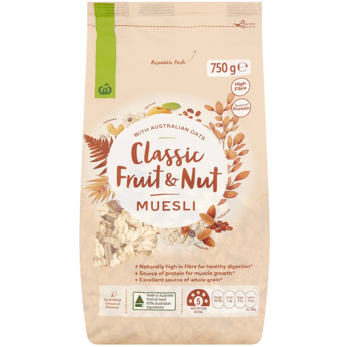 Woolworths Fruit & Nut Muesli 750g is Halal, Install Mustakshif