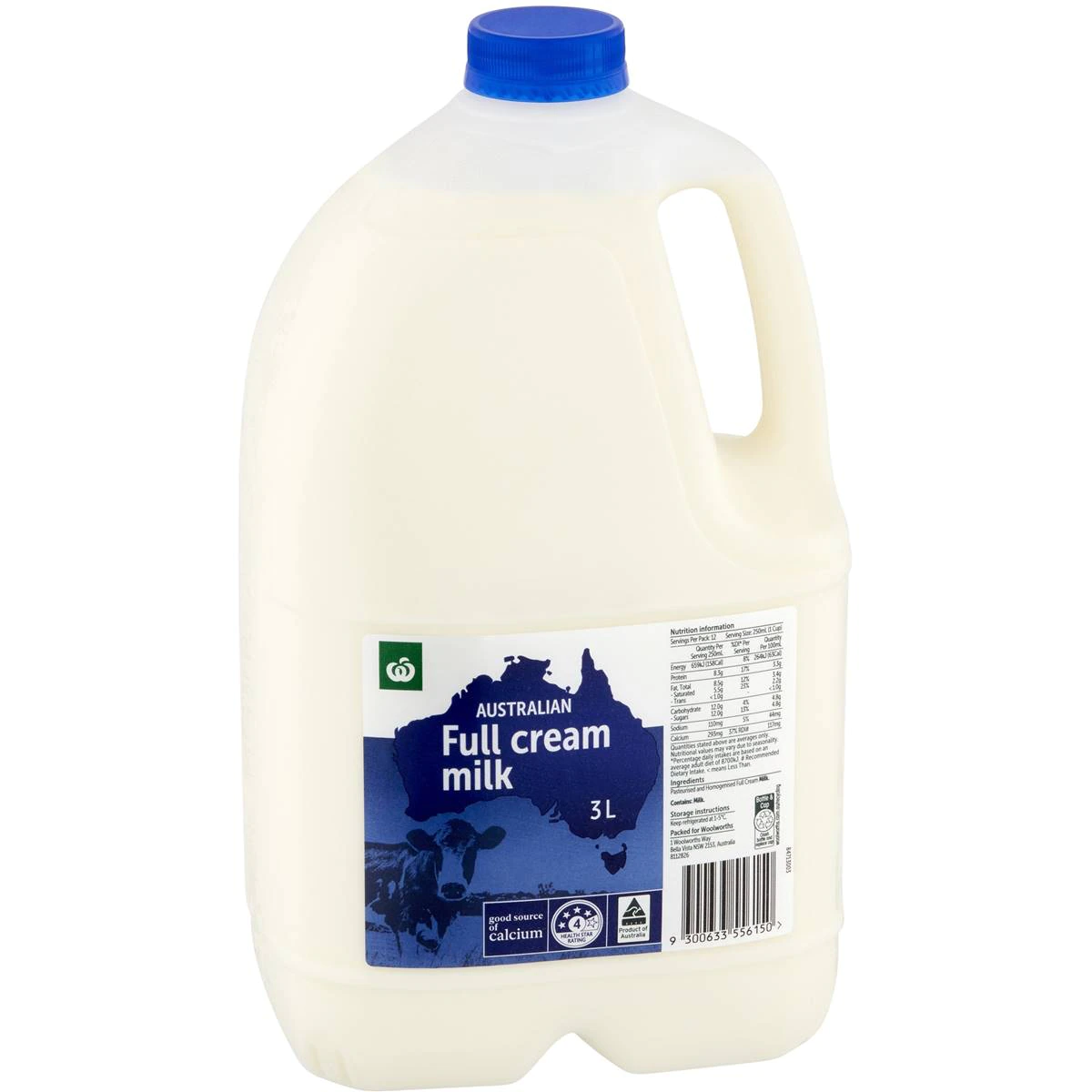 Check Halal status of Woolworths Full Cream Milk 3l, Install Mustakshif