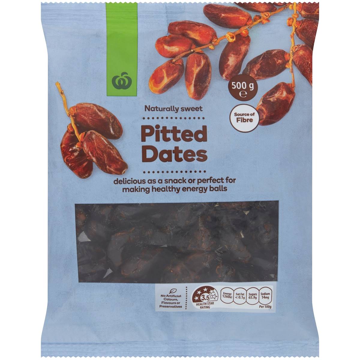 Woolworths Pitted Dates 500g is Halal, Install Mustakshif
