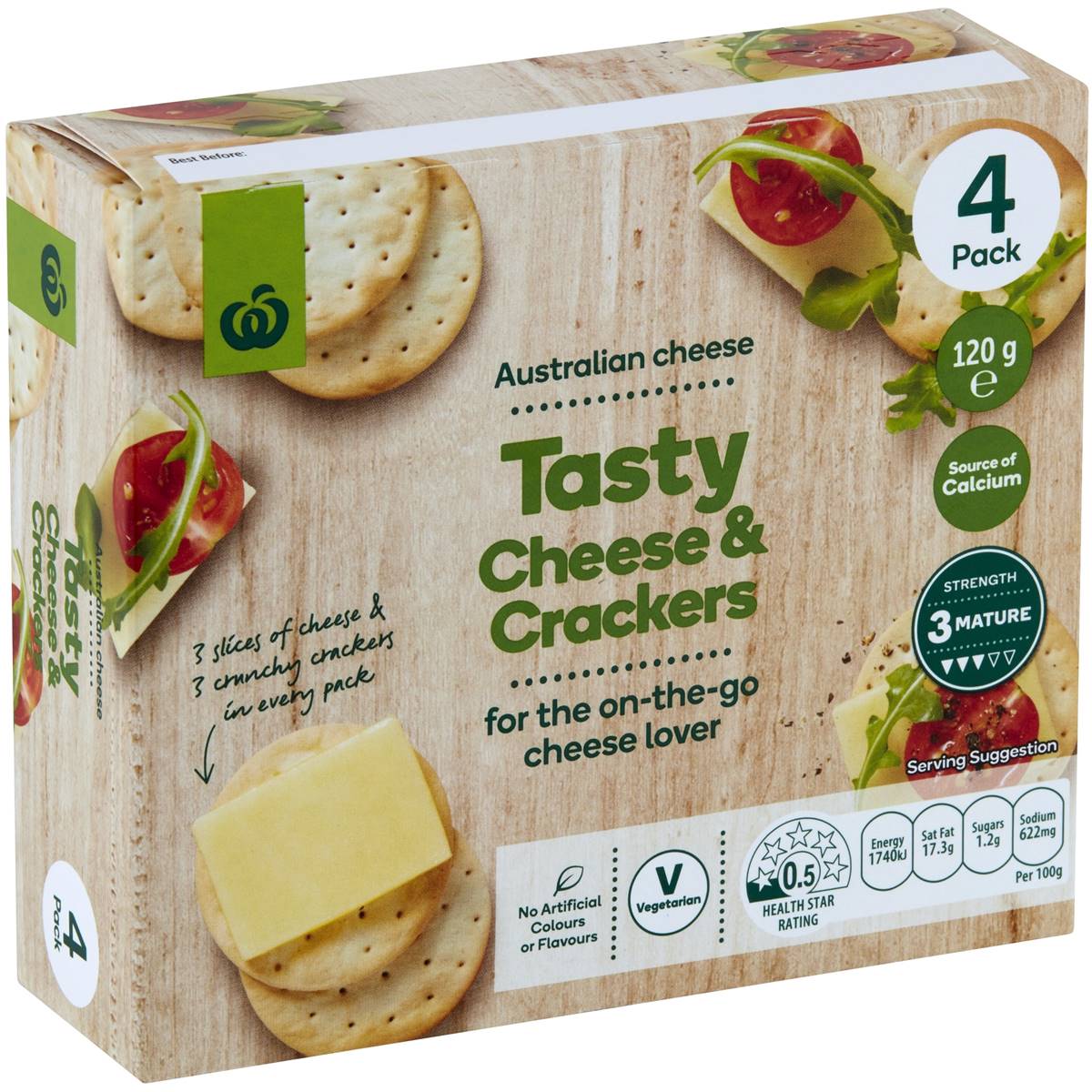 Woolworths Tasty Cheese & Crackers 120g is Halal, Install Mustakshif