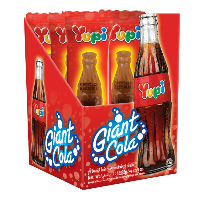 Check Halal status of Yupi Giant Cola Gummy Pack, Install Mustakshif